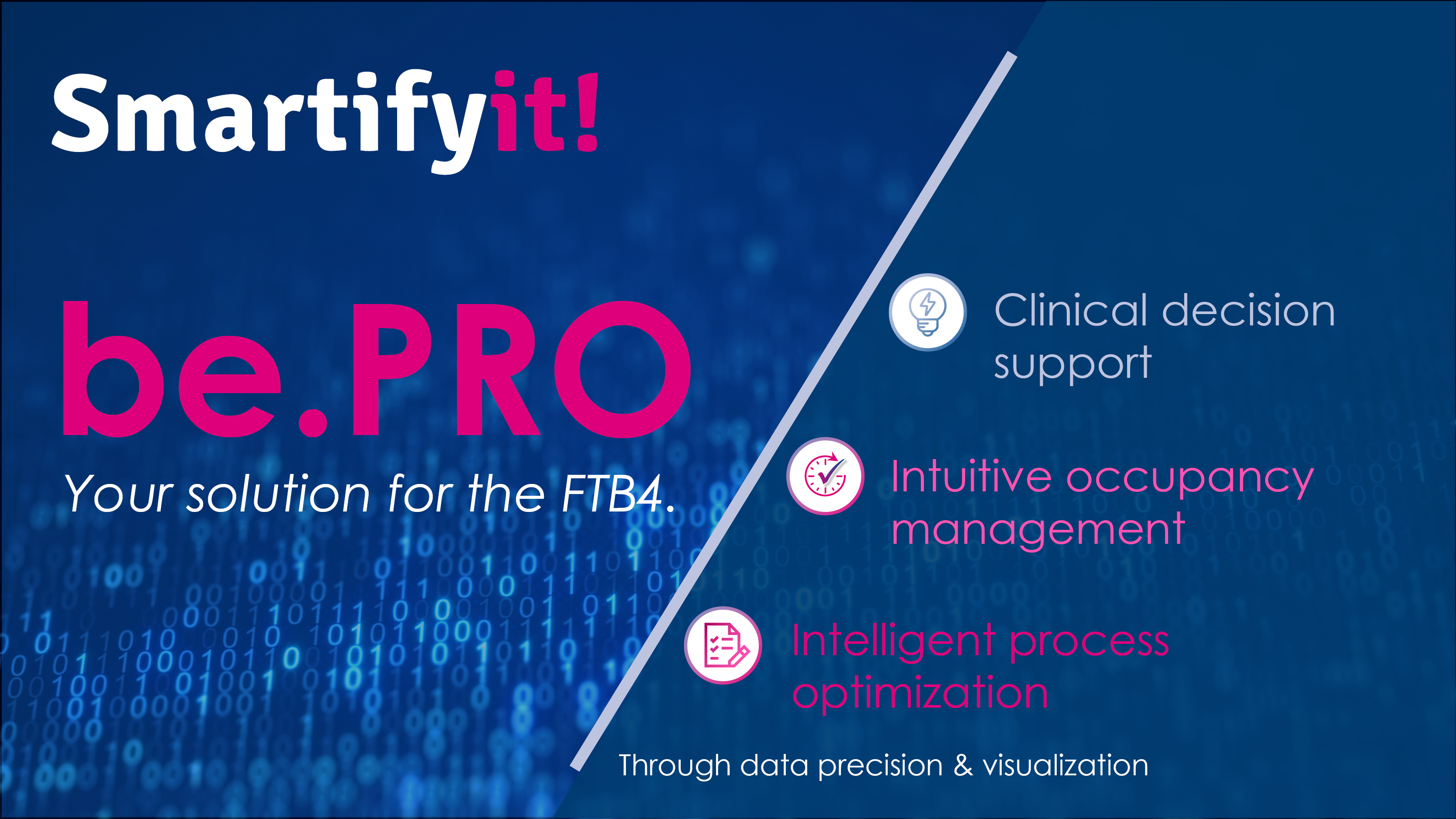 Exhibition Highlight smartify: Decision support according to FTB-4 - DMEA